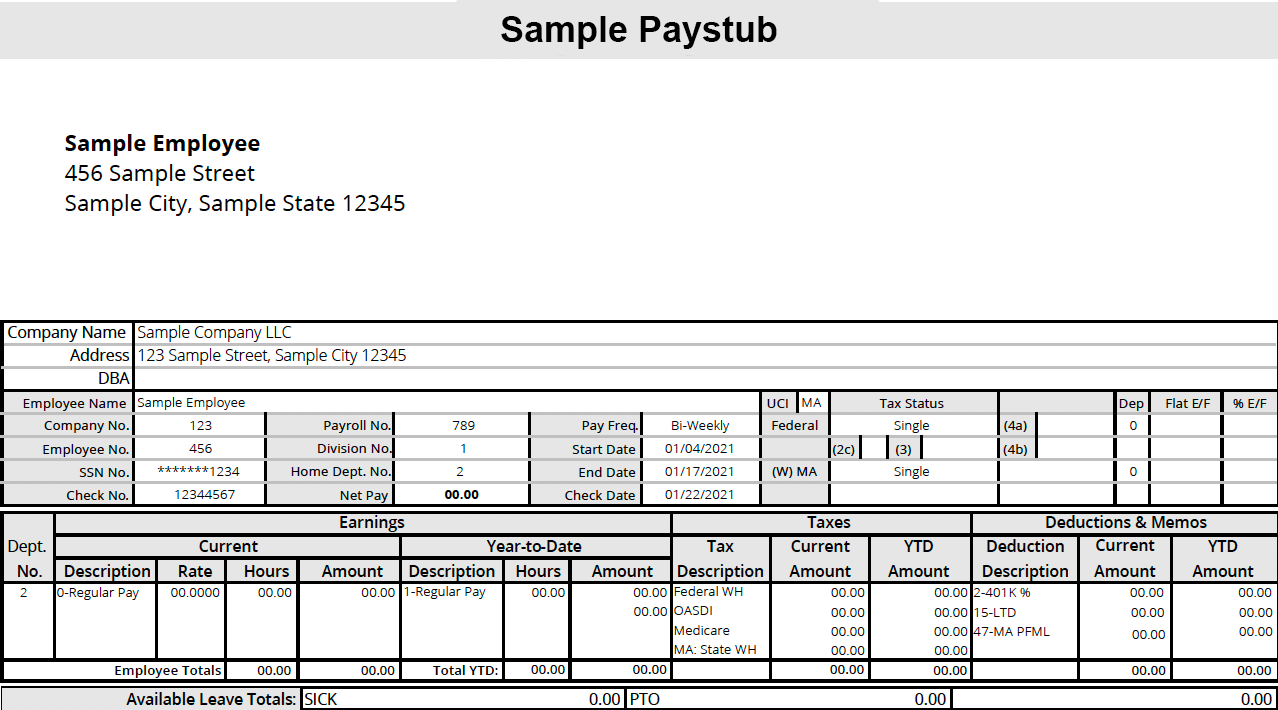 Reading A Paystub: Wages, Withholdings, & More